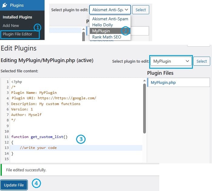 How To Create Custom WordPress Plugin 3 Easy Steps CodeInDotNet